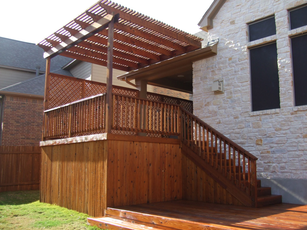 Austin Pergola and Gazebo Staining